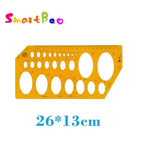 Ellipse Drafting Template 26 Sizes Oval Architectu Vicedeal