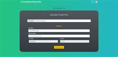 Github Abhithoryourstoragedapp Blockchain Based File Storage Decentralized Application Dapp