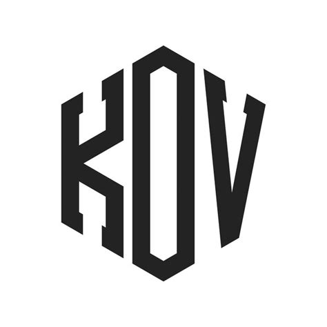 Premium Vector Kov Logo Design Initial Letter Kov Monogram Logo Using