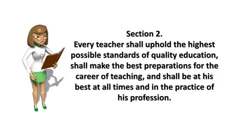 Philippine Professional Code Of Ethics For Teachers PPSX