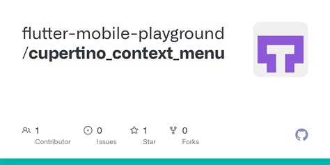 Github Flutter Mobile Playground Cupertino Context Menu