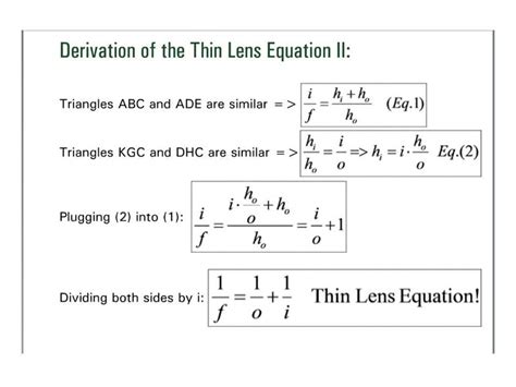 Lens Equation Calculator Tessshebaylo