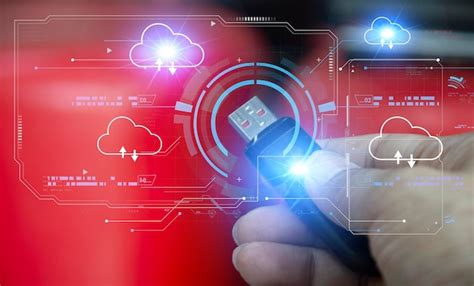 Premium Photo The Concept Of Uploading Data To The Cloud Computing System