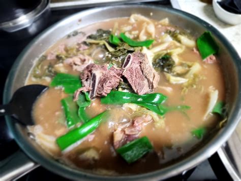 우거지 갈비탕 만들기 배추 우거지탕