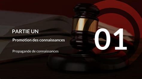 Modèle Présentation Didacticiels De Formation Et De Vulgarisation Du Droit Destinés Au Secteur