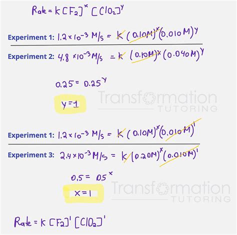 complete guide how to determine rate law and rate law constant using