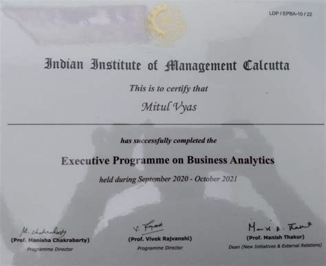 Mitul Vyas On Linkedin Businessanalytics Iimcalcutta Dataanalytics