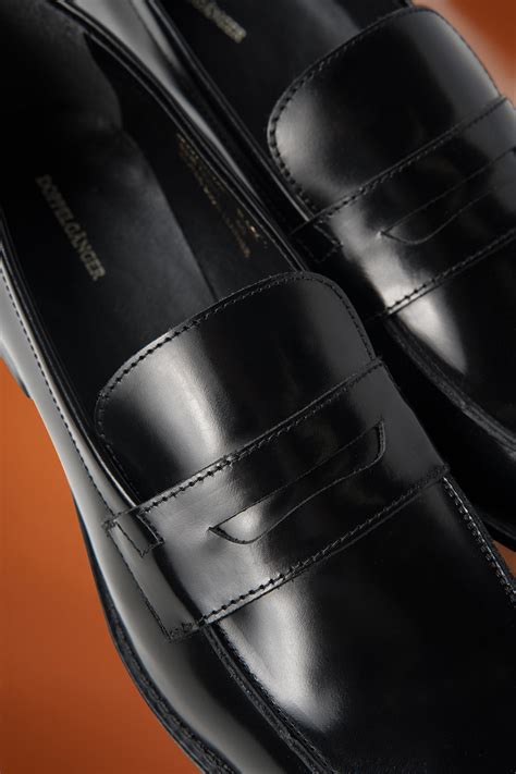100 Leather Classic Loafer With Rubber Sole Doppelganger Shoes