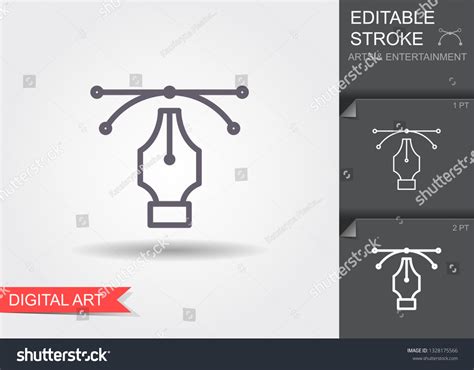 Pen Tool Cursor Vector Computer Graphics Stock Vector Royalty Free 1328175566