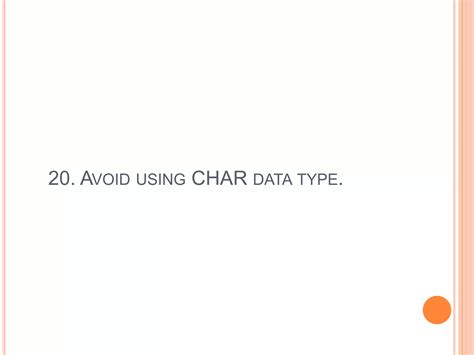 Plsql Coding Guidelines Part 3 Ppt