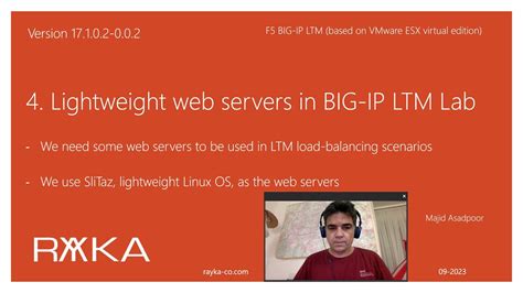 lightweight web servers in f5 big ip ltm lab topology