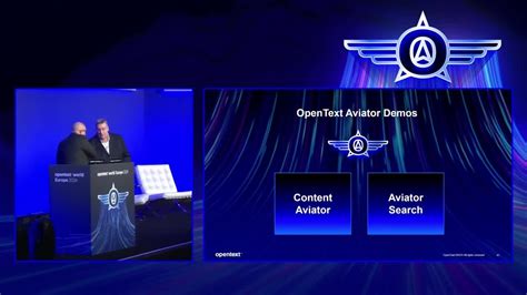 Opentext World Europe Content Aviator Demo Youtube