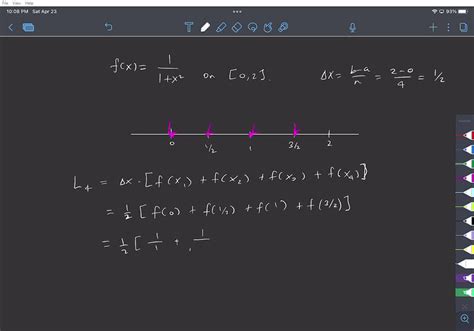 Solved 10 Points Using The Left Endpoint Riemann Sum With 4 Equal