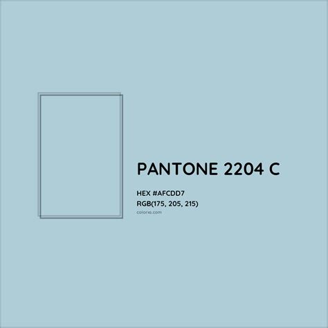 About PANTONE 2204 C Color - Color codes, similar colors and paints ...