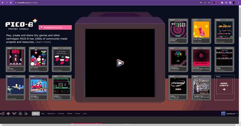 Horizontal Scrollbar At The Pico Main Page