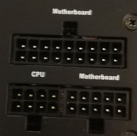 New Psu Has Two Motherboard Power Headers Connect Both Buildapc