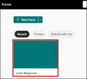 Limit Number Of Responses In Microsoft Forms Tested Method