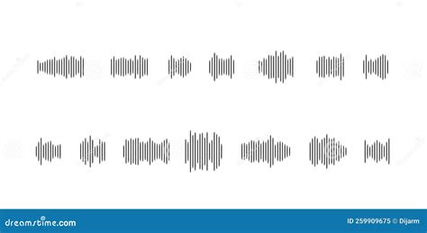 Sound Waveform Icon For Music Player Podcasts Video Editor Voise Message In Social Media