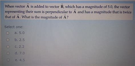 solved when vector vec a ﻿is added to vector vec b ﻿which