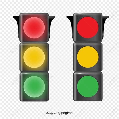 벡터 아트워크 신호등 교통 관리 사거리 Png 일러스트 무료 다운로드 Lovepik