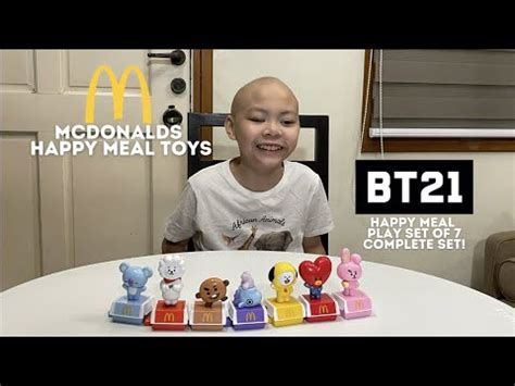 Mcdonalds Happy Meal Bt21 Bts April 2023 Unboxing And Toy Review Of