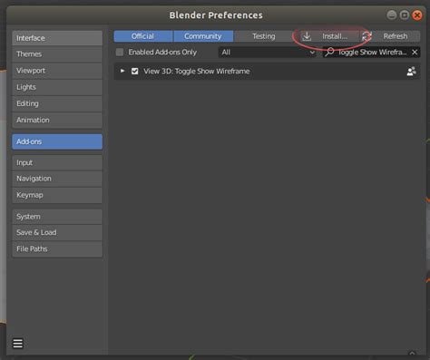 Toggle Show Wireframe Addon For Blender Fforw De