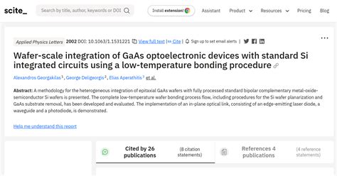 Wafer Scale Integration Of Gaas Optoelectronic Devices With Standard Si Integrated Circuits