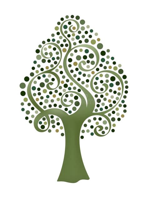 Vector Tree 18 Stock Vector Illustration Of Pattern 76012926