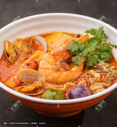 海鲜冬阴功 中国菜系 食品餐饮 摄影素材 汇图网www huitu