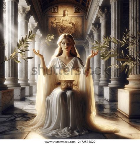Pythia Priestess Delphi Oracle Ai Generated Image 2472535629 Shutterstock