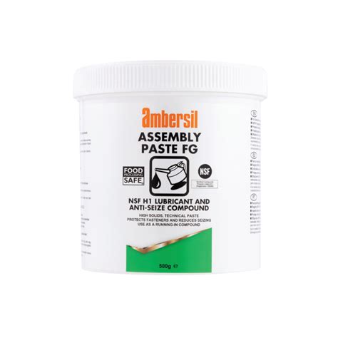 Ambersil Food Grade Assembly Grease 500g Tub Hls
