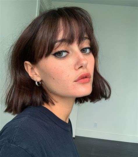 26 Cute Bobs With Wispy Bangs Styleoholic