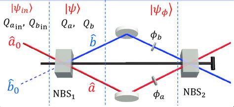Schematic Of An Su 1 1 Interferometer ψin Initial State ψ Probe Download Scientific
