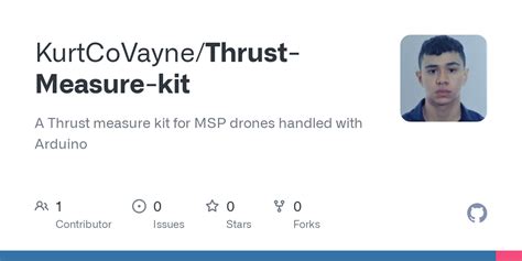 Github Kurtcovaynethrust Measure Kit A Thrust Measure Kit For Msp