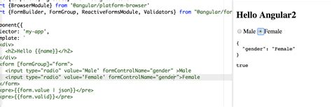 Angular Angular Reactive Forms Radio Button Group Stack Overflow