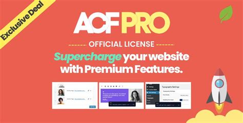 advanced custom fields acf pro