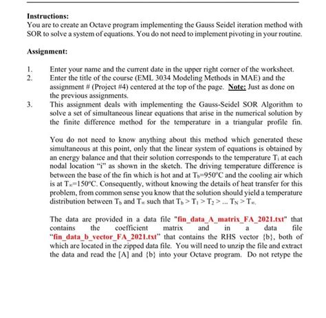 Instructions You Are To Create An Octave Program