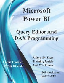 Microsoft Power BI Query Editor And DAX Programming Shop Today Get