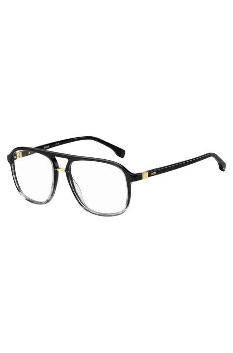 Boss By Hugo Boss Optical Frames In Gradient Acetate With 360° Hinge