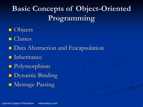 Ppt Object Oriented Programming Powerpoint Presentation Free
