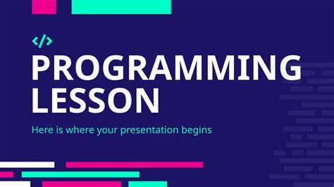 Programming Lesson By Slidesgo Oop Pptx