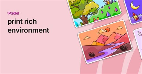 Print Rich Environment