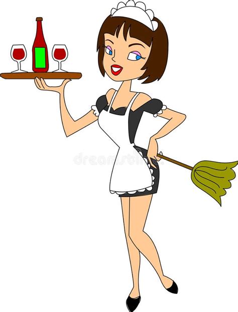 Royalty Free Clipart French Maid