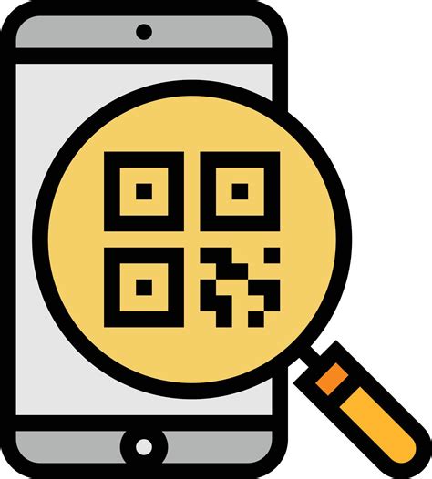 Qr Code Scan Mobile Ecommerce Filled Outline Icon Vector Art At Vecteezy