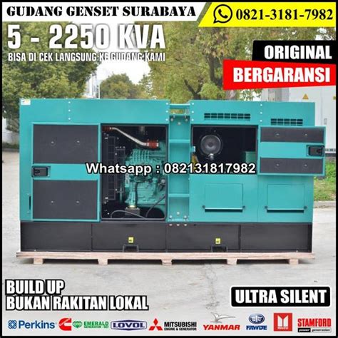 Jual Genset Perkins 80 Kva Genset Silent 80 Kva 3 Phase Di Lapak Mitra
