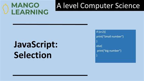 Selection In Javascript Youtube