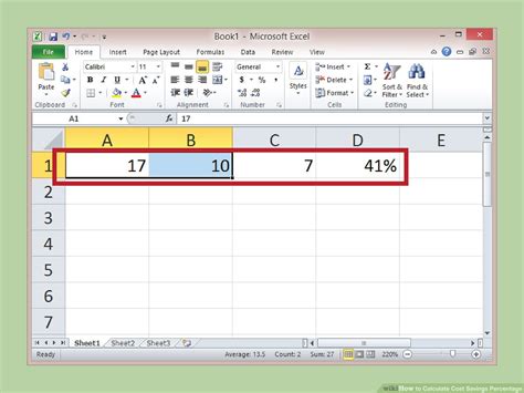 Menghitung Persentase Di Excel