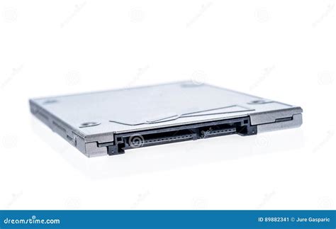 Solid State Drive Ssd Isolated On White Background Stock Image Image Of Computer Closeup