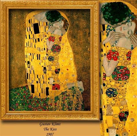 Поцелуй картина густав климт 49 фото