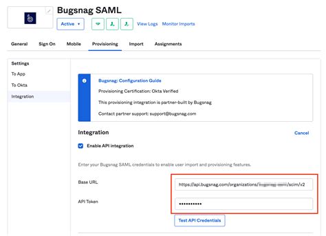 Bugsnag Docs › Product › Single Sign On › Okta